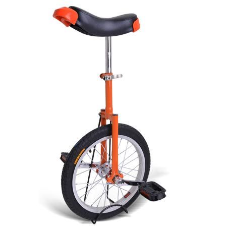 16 inch Wheel Unicycle Orange – Trend Times Toy Stores