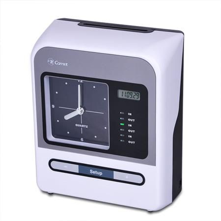 Monthly Employee Attendance Punch Digital Time Clock White – Trend ...